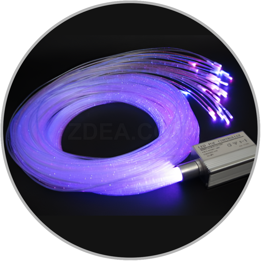 Fiber Optic Model Lighting Starry Sky 16W RGBW LED Fiber Optic Cable